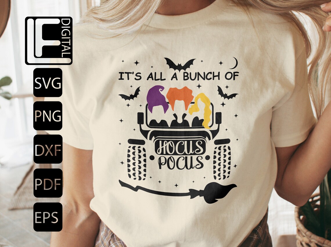 Hocus Pocus 4X4 off Road Car Svg, Halloween Offroad Svg, Spooky off ...