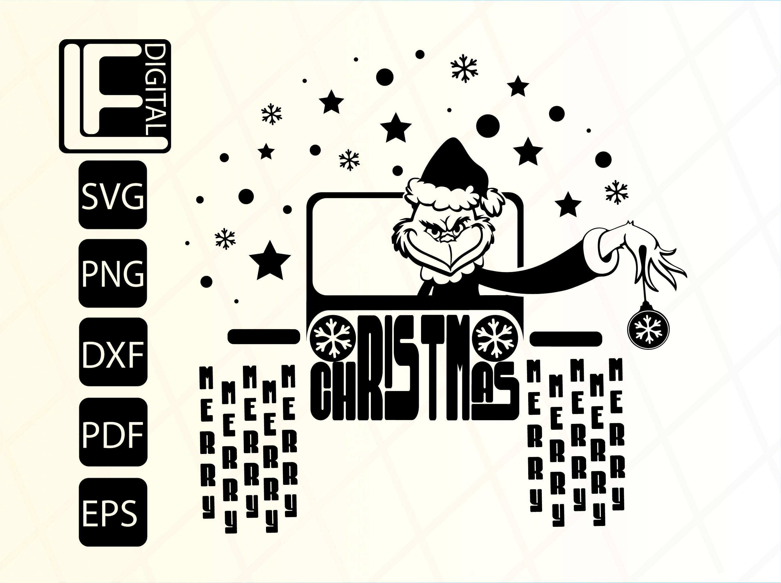 Christmas 4X4 Offroad Car Svg, Xmas Svg, Funny Christmas Svg, Svg Files ...