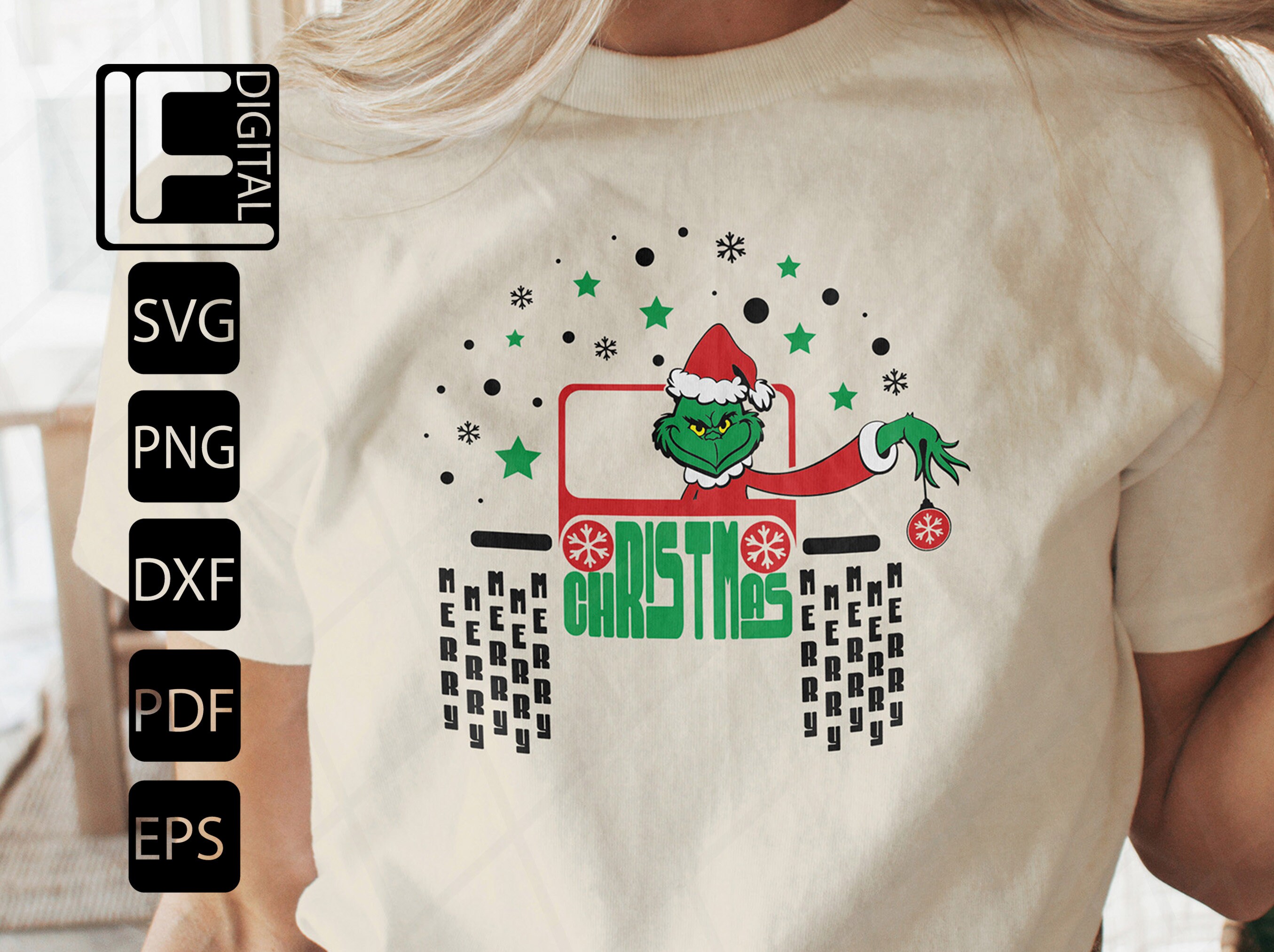 Christmas 4X4 Offroad Car Svg, Xmas Svg, Funny Christmas Svg, Svg Files ...