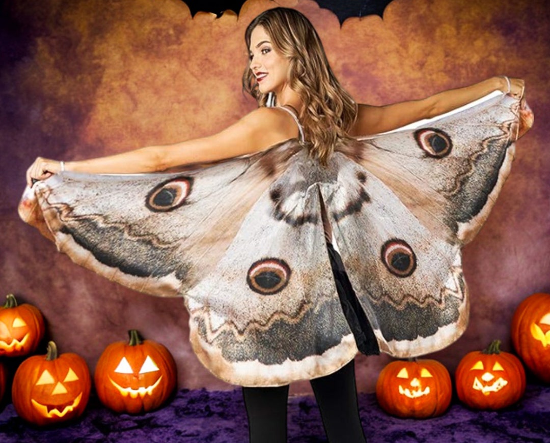 Moth Wing Butterfly Cape Shawl Costume Women Halloween - Etsy