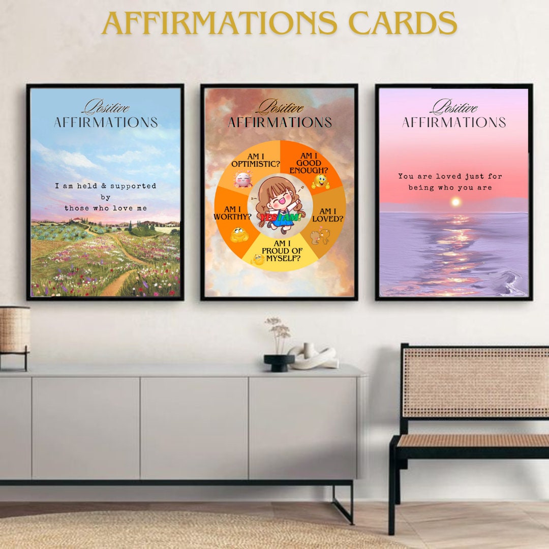 Digital Printable Affirmation Cards, Classroom Affirm Card ...