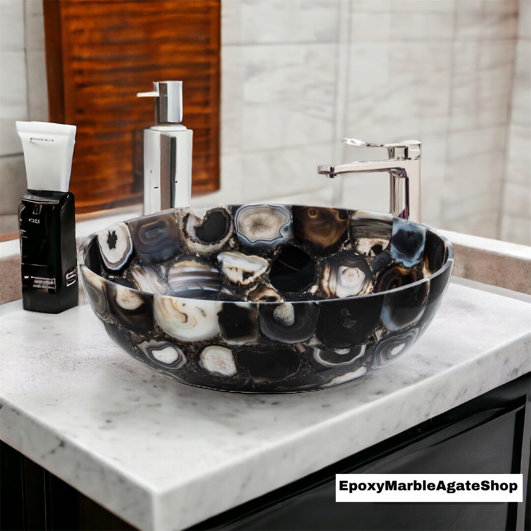 Agate Sink, Sink Bathroom, Bathroom Sink, Sink Basin, Unusual Sink ...