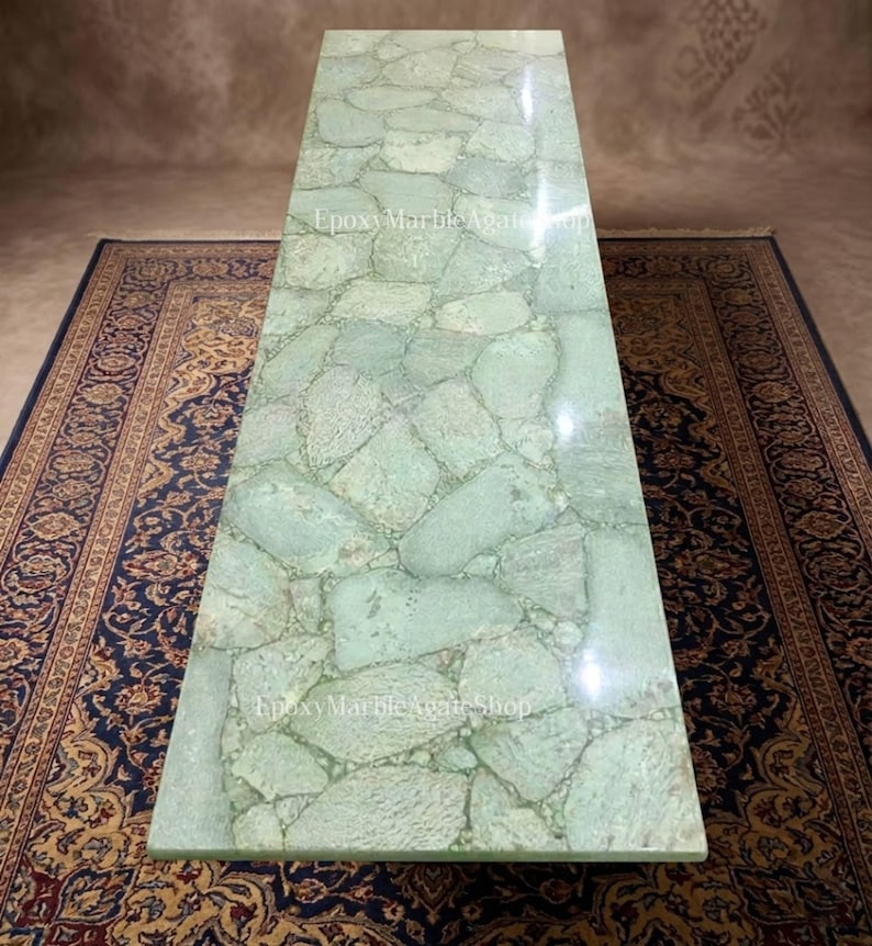 Amazonite Countertop Slab Natural Granite Stone Dining Table Top Luxury ...