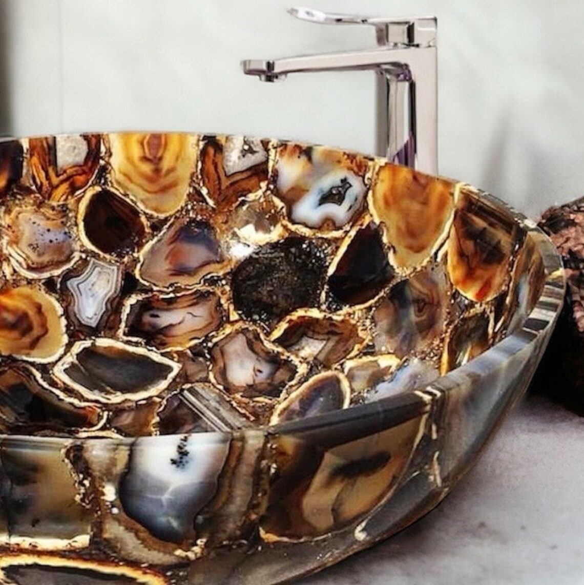 Agate Sink, Sink Bathroom, Bathroom Sink, Sink Basin, Unusual Sink ...