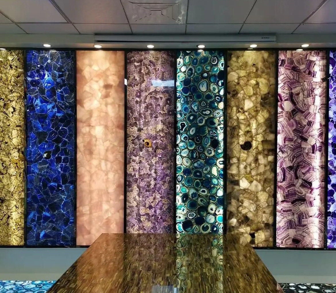 Natural Agate Dining Table, Console Table, Side Table, End Table ...