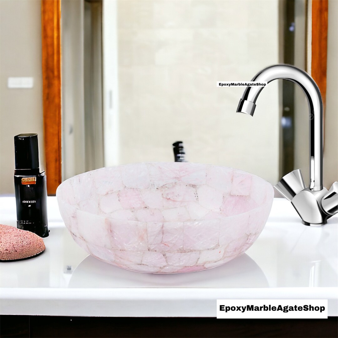 Pink Agate Sink, Sink Bathroom, Bathroom Sink, Sink Basin, Unusual Sink ...