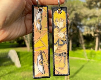 BUY 2 GET 3 Double-sided Embroidered Anime Keychain / Key Tags / Jet ...