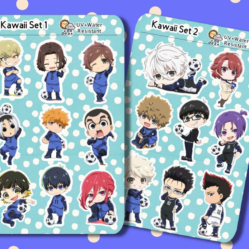 Blue Lock Stickers - Etsy