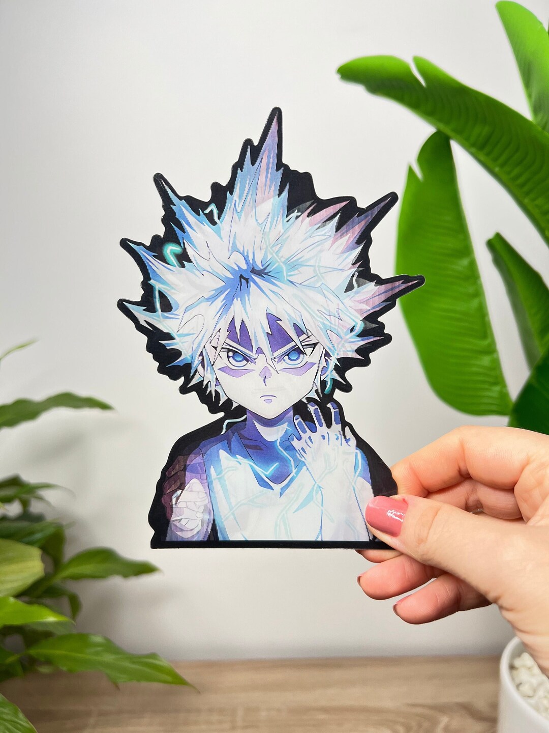 3D Anime Motion Sticker Lenticular Peeker - Etsy