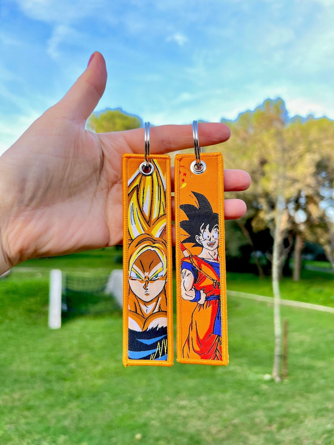 BUY 2 GET 3 Double-sided Embroidered Anime Keychain / Key Tags / Jet ...