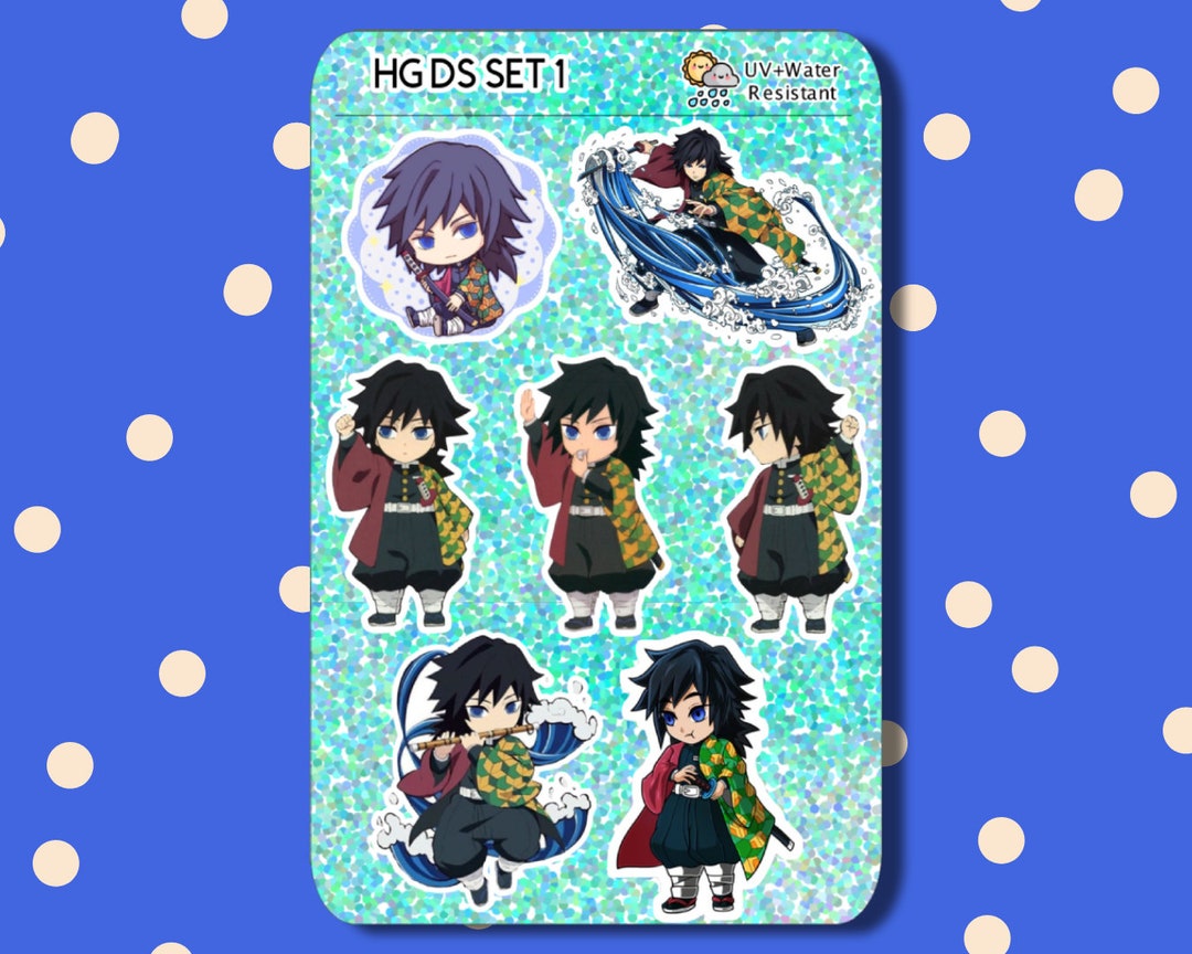 BUY 2 GET 3 - Chibi Sticker Ninjas Hashiras Sheet. Vinyl Sticker UV and ...