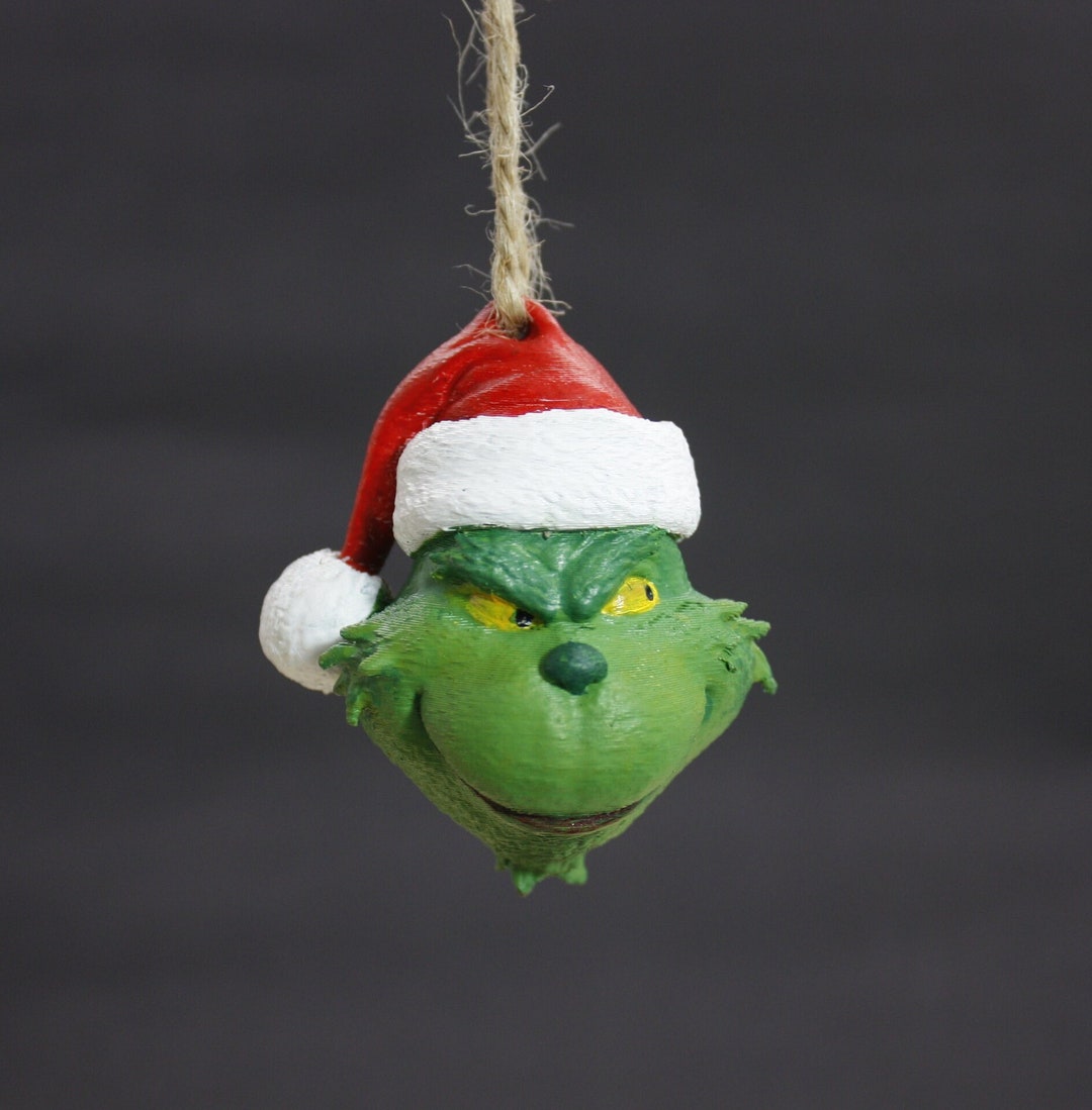 The Grinch Christmas Ball Grinch Ornament, Decor, Jim Carry, Grinchy ...