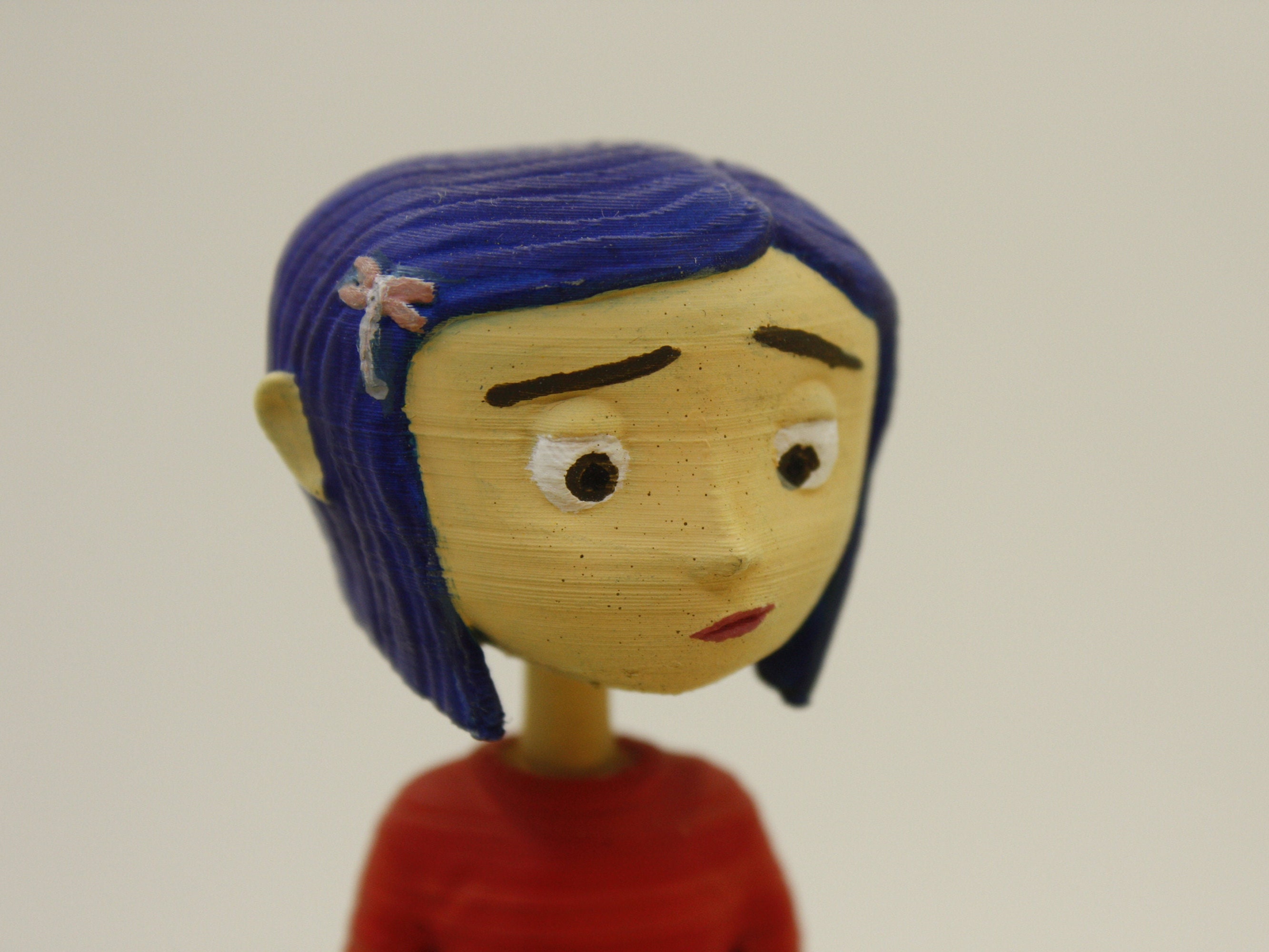 Coraline Beware The Other Mother Button Eyes Stop Motion Tim Burton Movie Figure Chracter