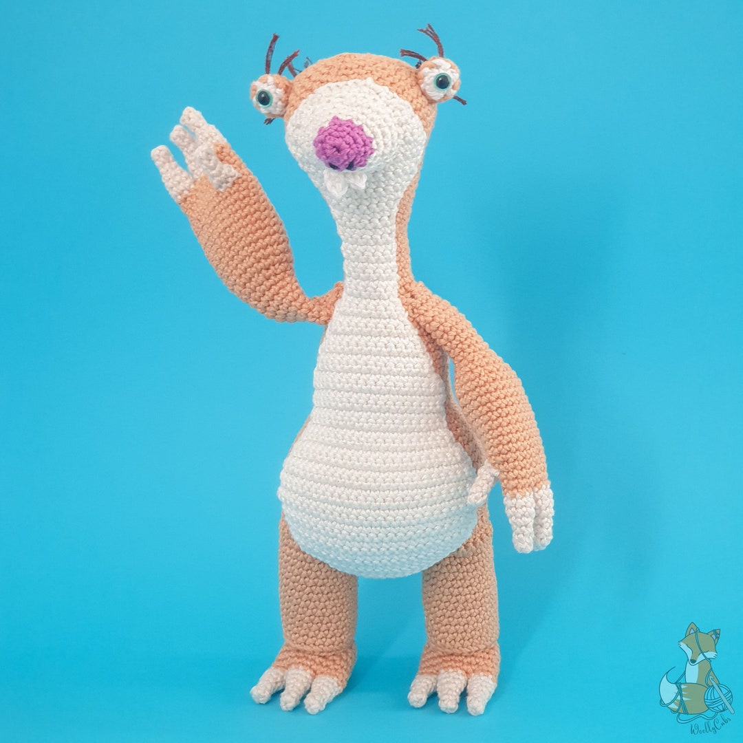 Sid Crochet Pattern From Ice Age - Etsy
