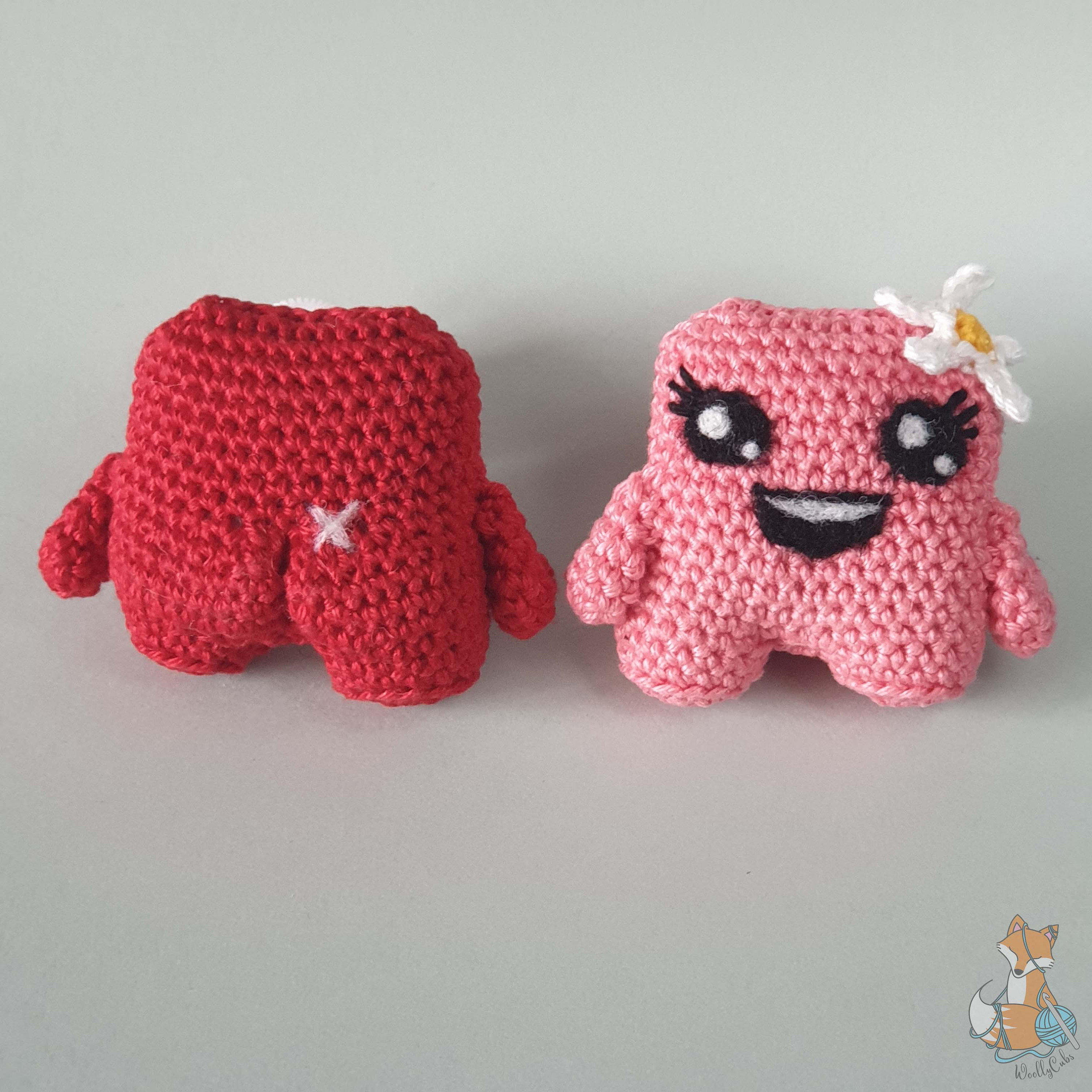 Super Meat Boy Crochet Pattern - Etsy