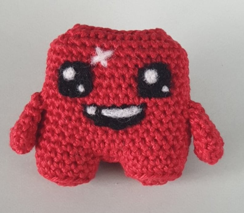 Super Meat Boy Crochet Pattern - Etsy