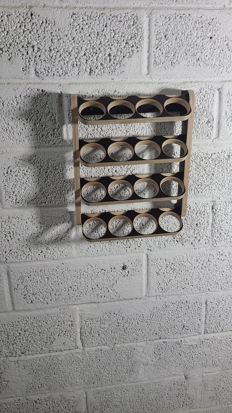 Spray Can Holder 16 4x4 Slot Garage Storage Rack Spray Can Holder With 16 Tray Christmas Gift ...