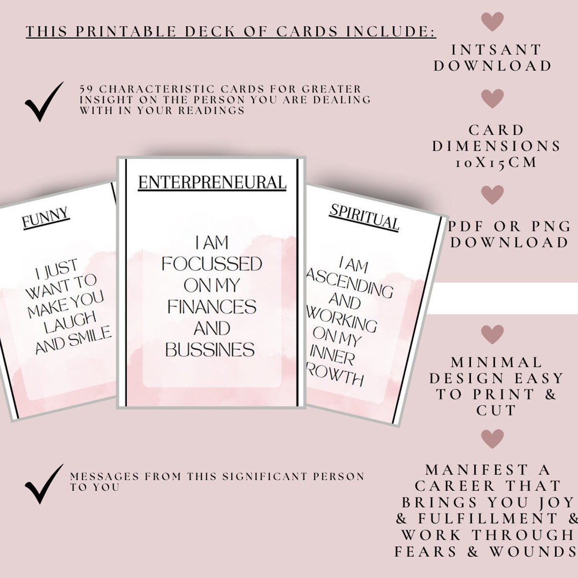 59 Character Oracle Cards for Love & Romance Readings, Printable Tarot ...