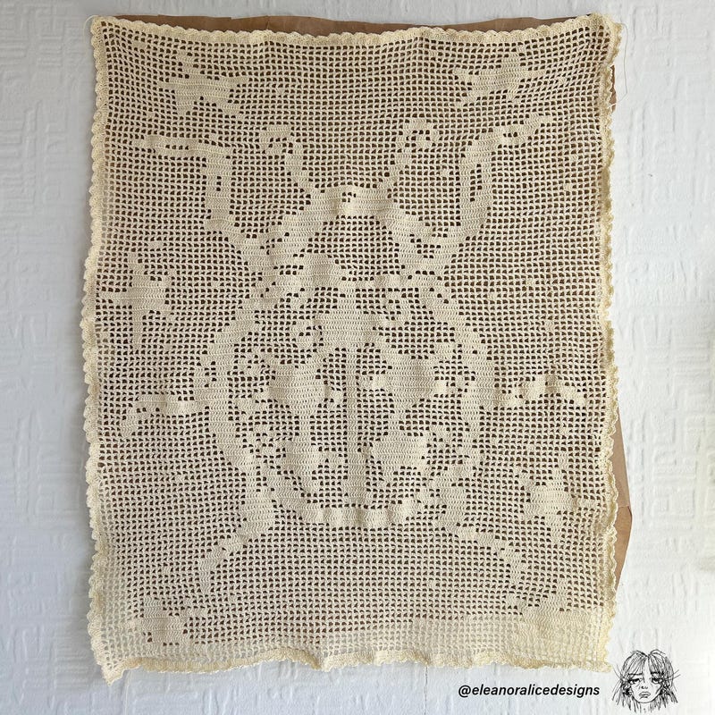 Filet Crochet Pattern - Etsy