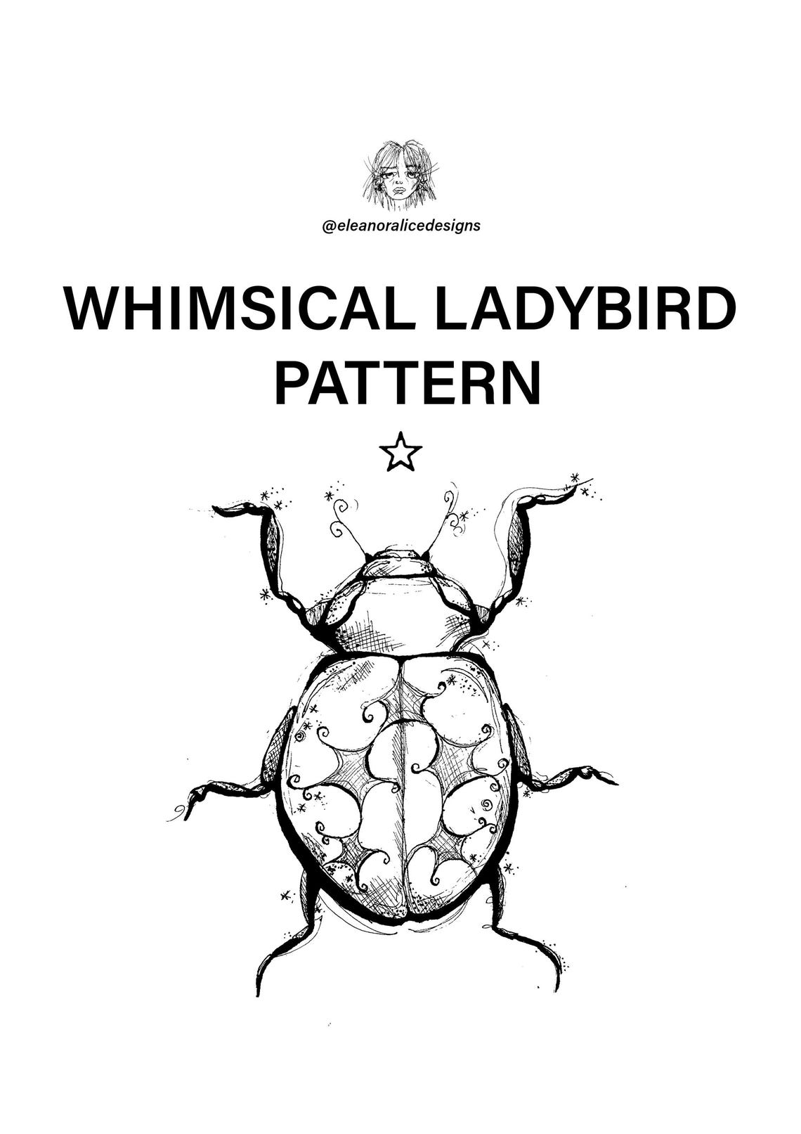 Ladybird Filet Crochet Pattern | Boho Wall Hanging (PDF Pattern ...