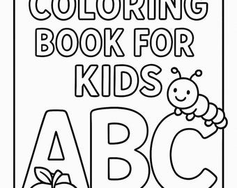 Printable ABC Coloring Book for Kids | Educational Alphabet Activity ...