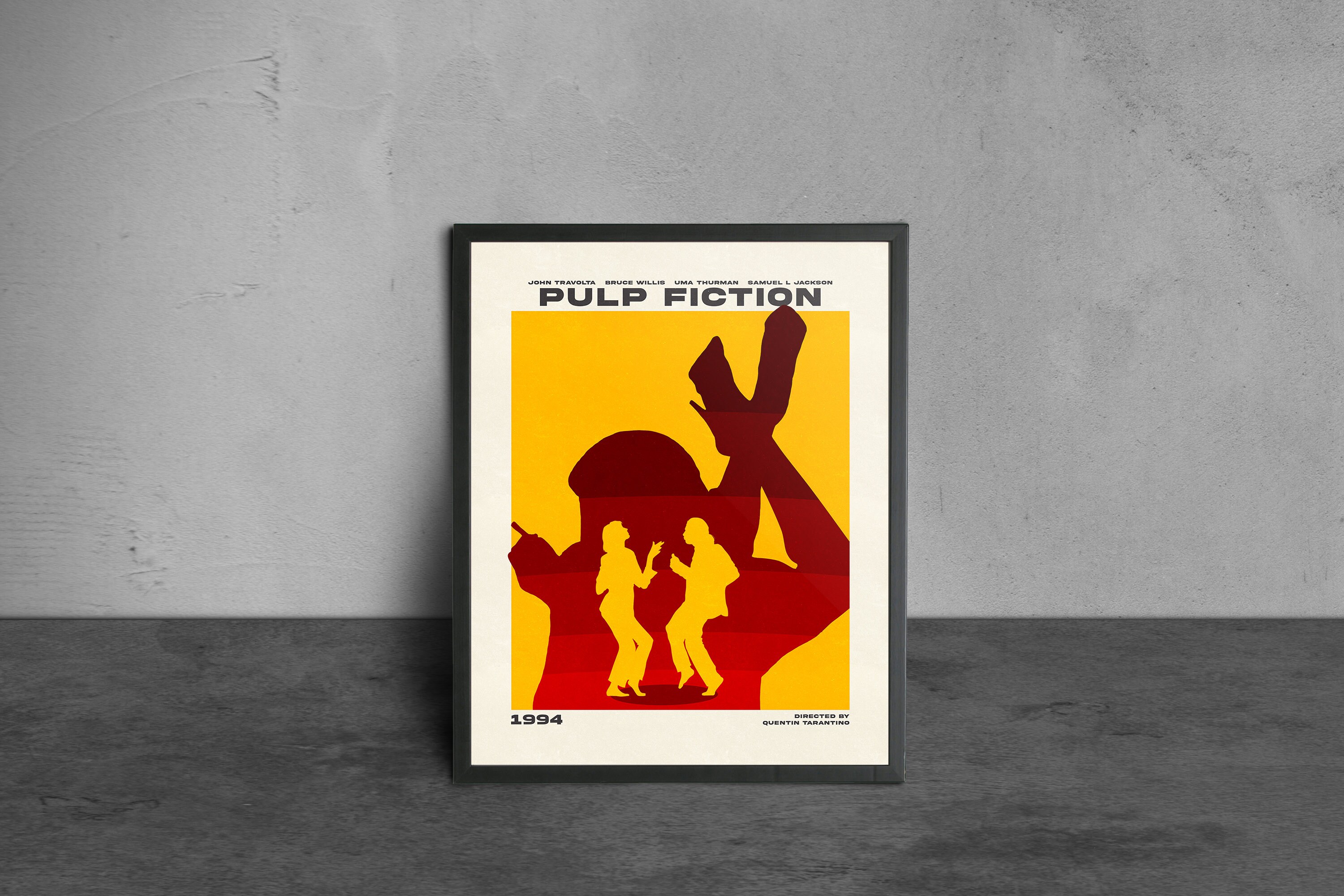 Digital | Pulp Fiction Minimalist Poster - Etsy