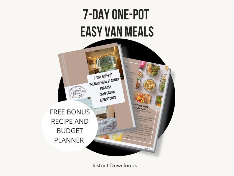 7 Day One-pot Campervan Meal Planner | Easy Van Life Recipes | FREE ...