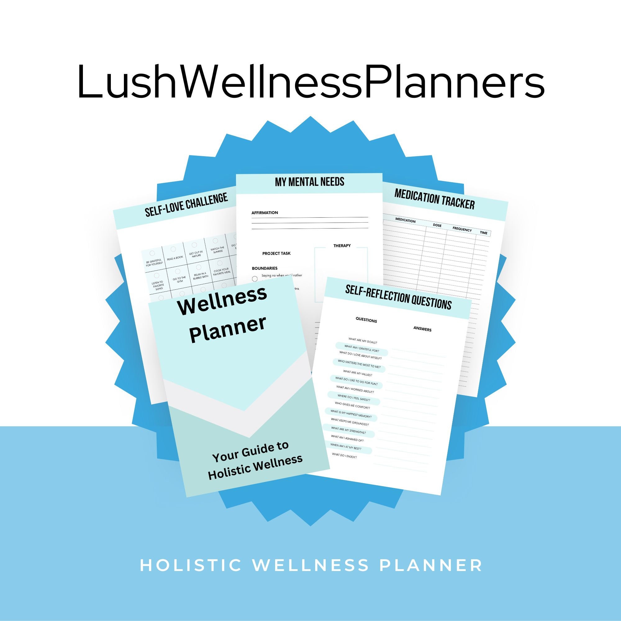 Holistic Wellness Planner: Nurturing Your Mind, Embracing Balance - Etsy UK