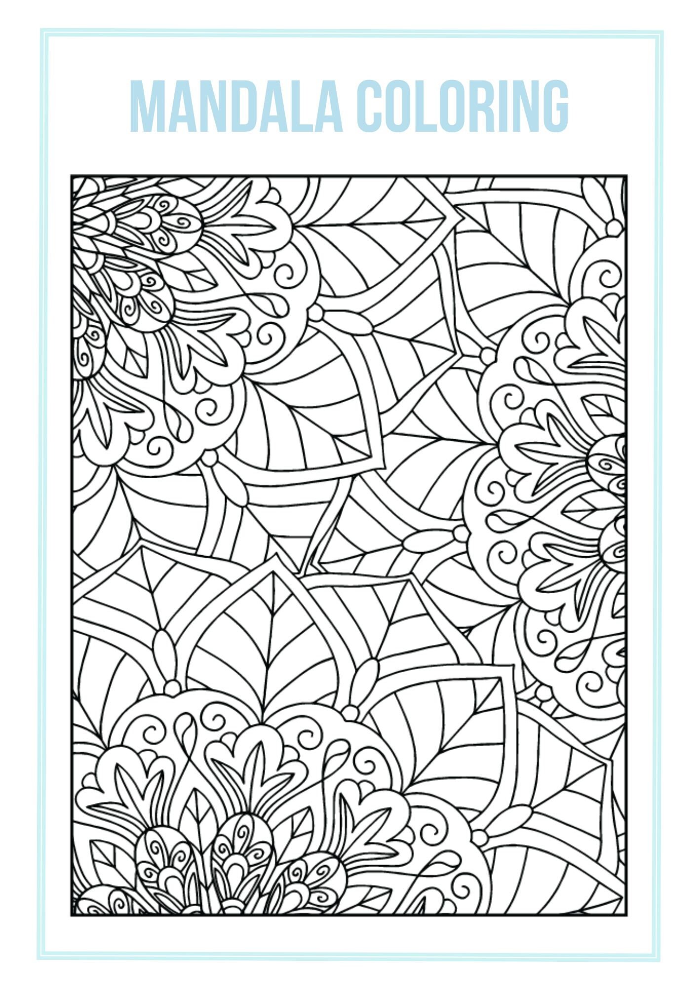 Serenity Mandala Coloring Book: A Path to Relaxation and Mindful ...