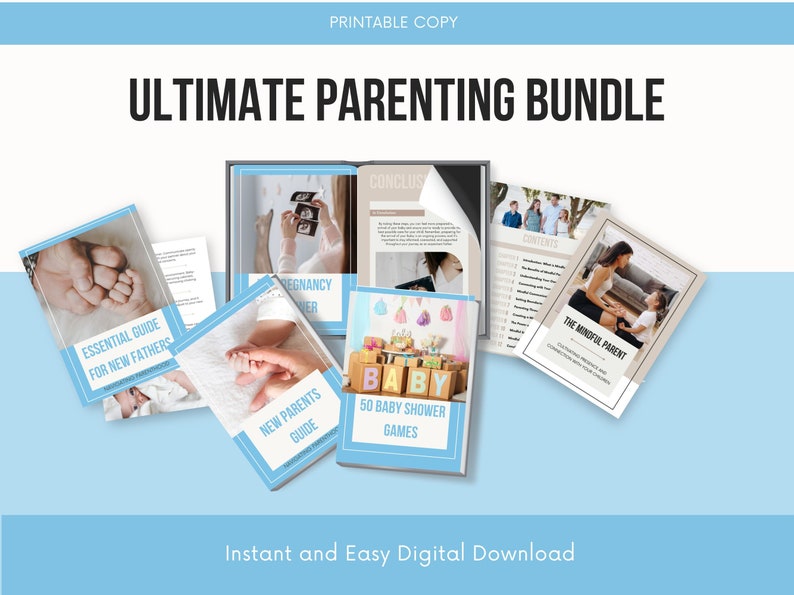 Ultimate Parenting Bundle: New Fathers Guide|new Parent Guide | 112-page Pregnancy Planner | 50 ...