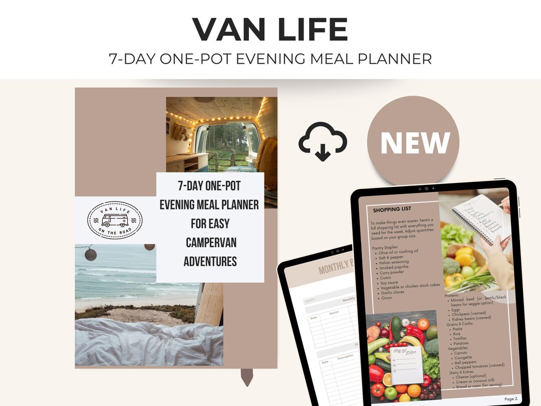 7-day One-pot Campervan Meal Planner – Easy, Delicious & Stress-free ...