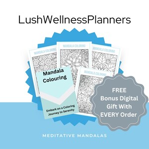 Serenity Mandala Coloring Book – 50 Pages of Relaxation and Mindful ...