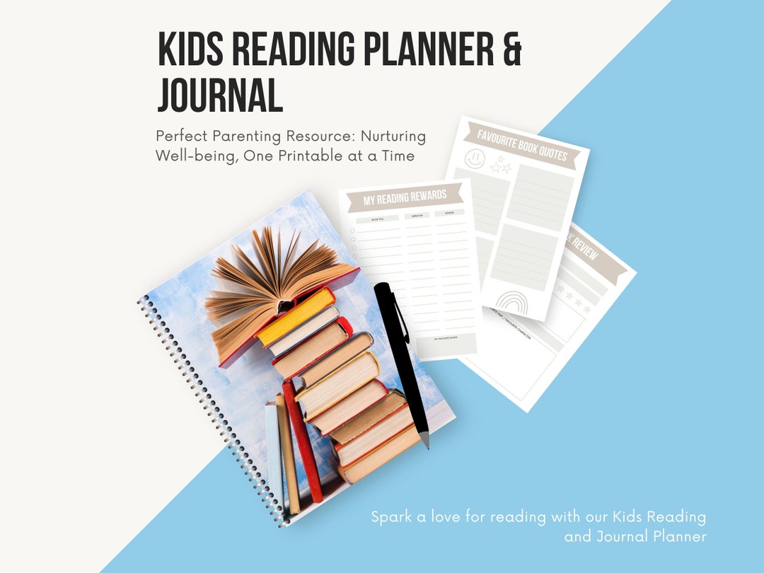Kids Reading and Journal Planner: Encourage Reading and Spark ...