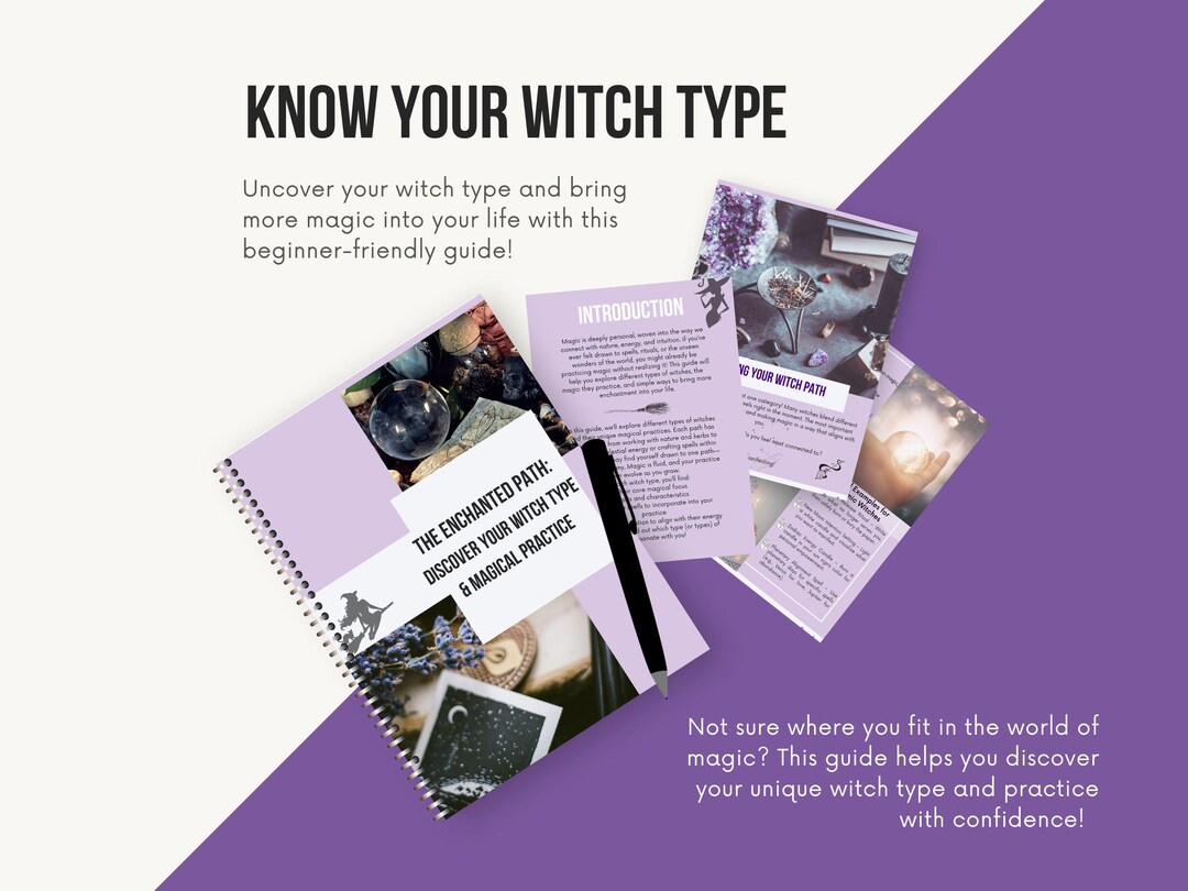 Discover Your Witch Type | Beginner Witchcraft Guide | Types of Witches ...