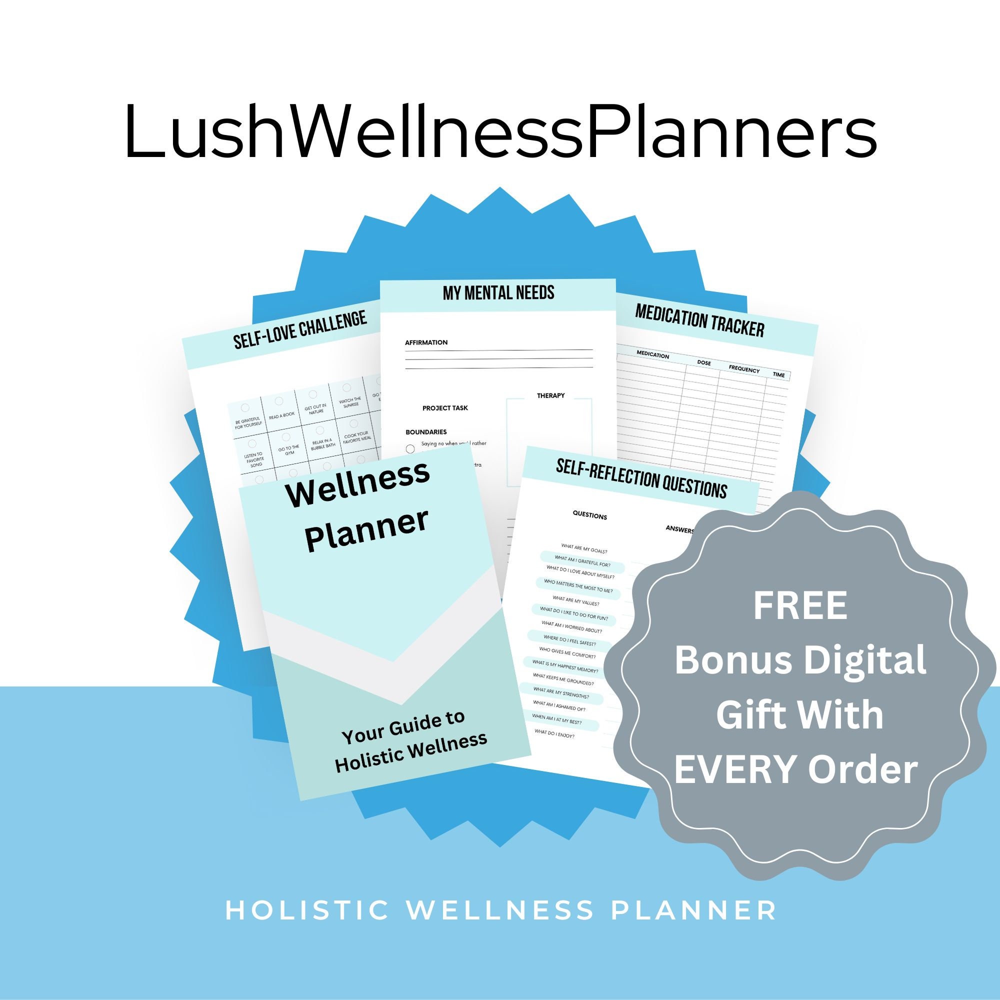 Holistic Wellness Planner: Nurturing Your Mind, Embracing Balance - Etsy UK