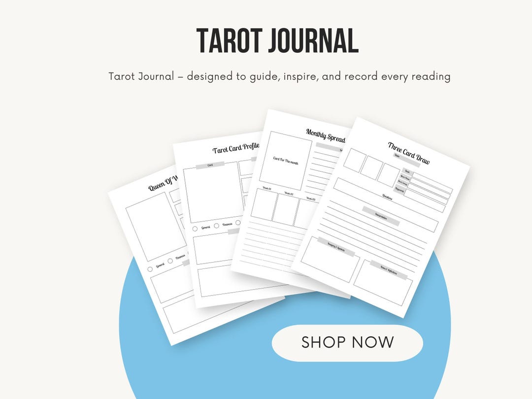 Tarot Journal - 101 Pages for Intuitive Readings and Personal ...