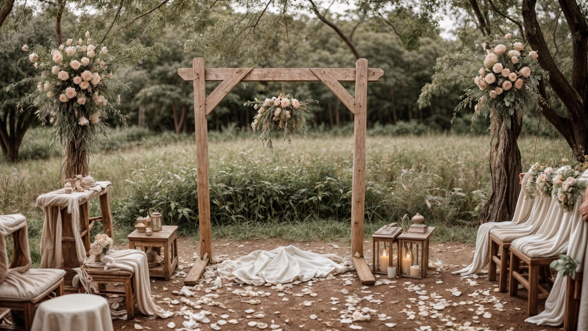 DIY Wooden Wedding Arbor, Wedding Ceremony Arch Plans, Rustic Wedding ...