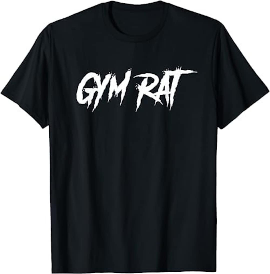 Gym Rat Gifts Men Essential Clothes Hustle Fitness Graffiti - Etsy