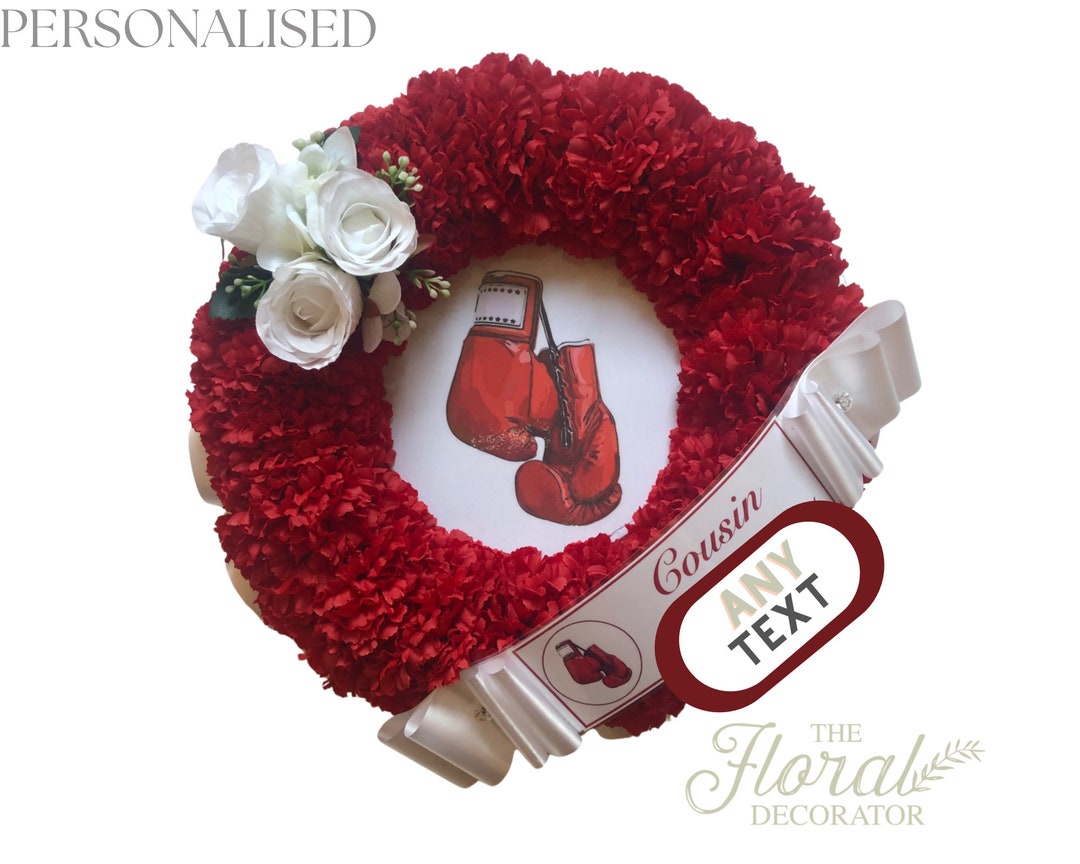 Any Sports Wreath Football Club Boxing F1 Car Artificial Silk Funeral ...