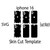 SVG Apple iPhone 14 Plus Skin Template Full Wrap Skin Cutting Template ...