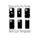 SVG Apple iPhone All Bundle (including iPhone 16 Series) Skin Template ...