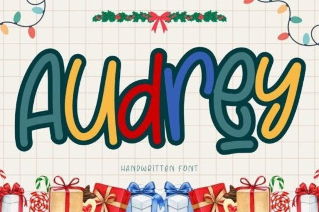 Audrey Font, Cute Font, Handwritten Font, Casual Font, Brush Font, Calligraphy Font, Swash Font ...