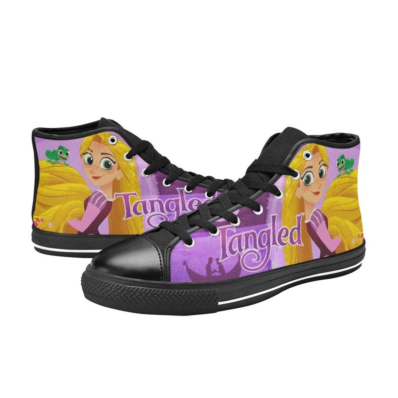 Tangled Custom High Top Shoes Unisex Adult and Kids - Etsy