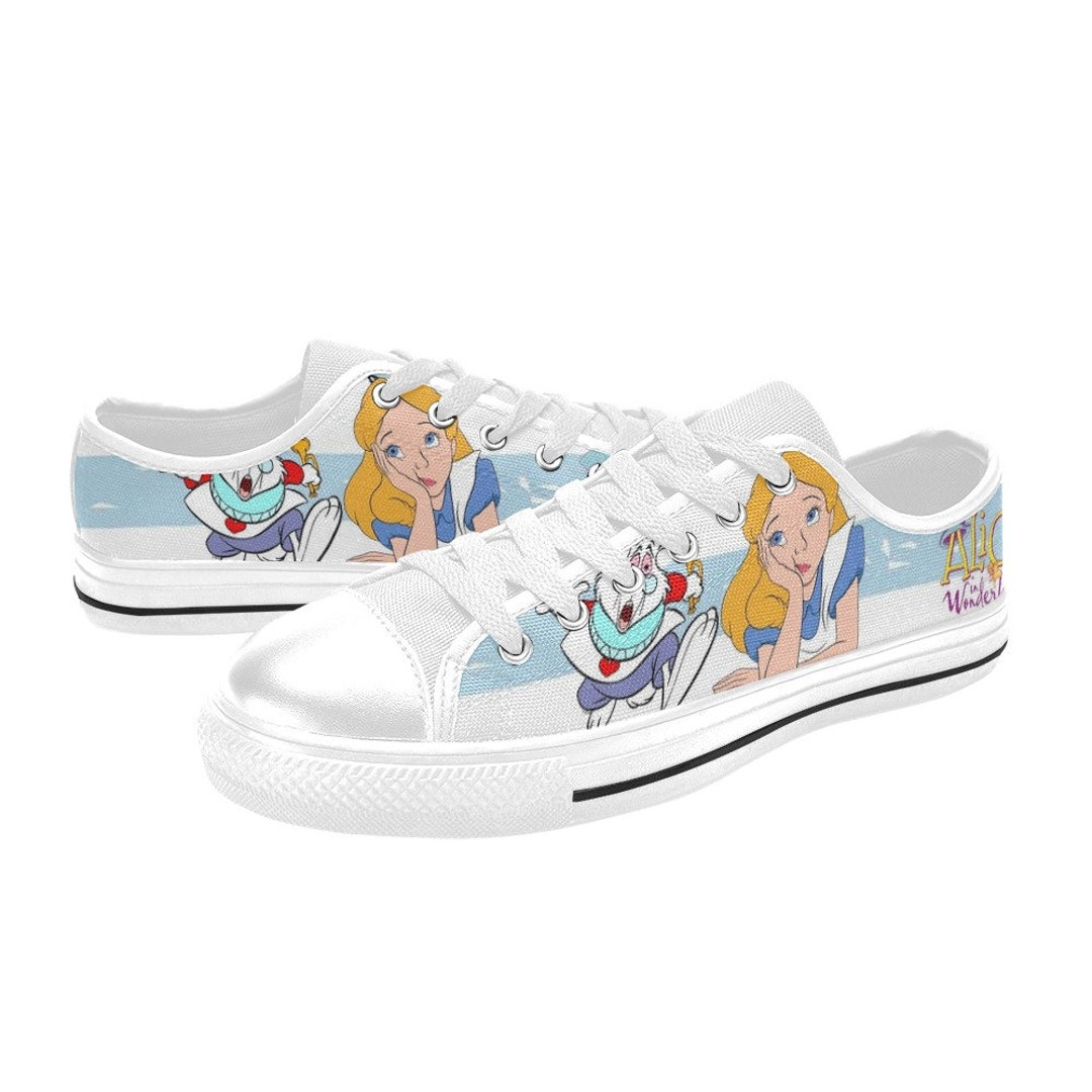 Alice in Wonderland Custom Low Top Shoes Unisex Adult and Kids - Etsy