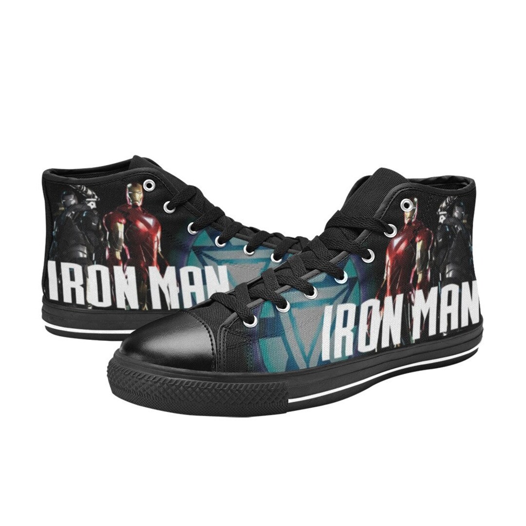 Iron Man Custom High Top Shoes Unisex Adult & Kids - Etsy