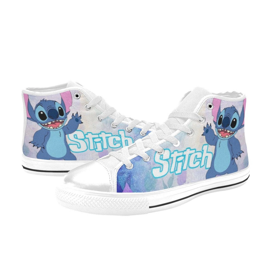 Stitch High Top Shoes, Custom Unisex Kids and Adult Shoes - Etsy