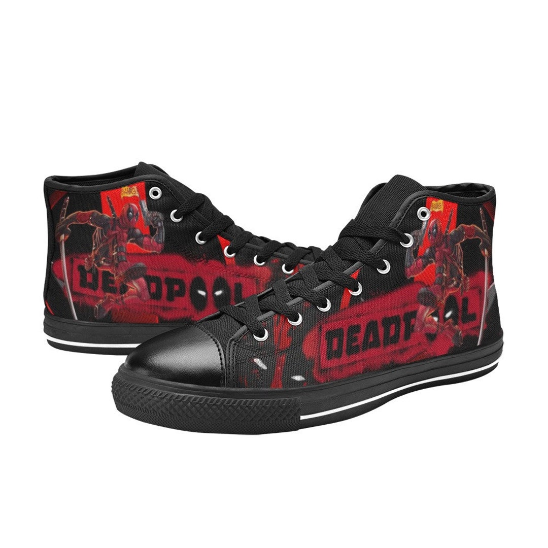 Deadpool High Top Shoes, Custom Unisex Kids & Adult Shoes - Etsy