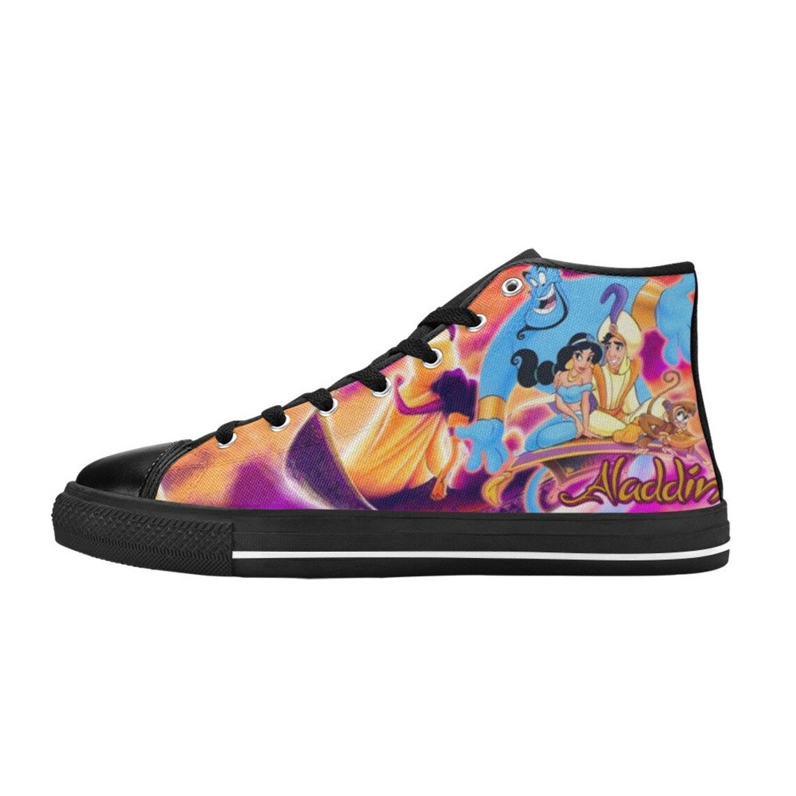 Princess Jasmine Aladdin Custom High Top Shoes Unisex for Adult and ...