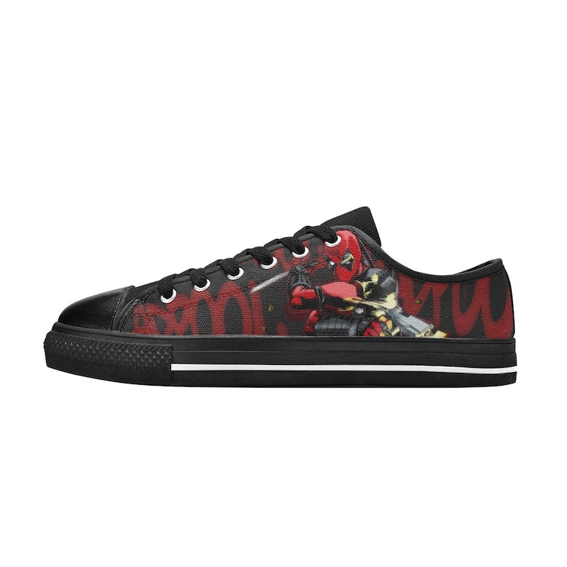 Custom Deadpool Shoes - Etsy