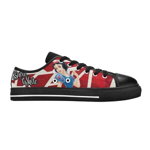 Custom Low Top Shoes Canvas Snow White Unique and Trendy Footwear for ...